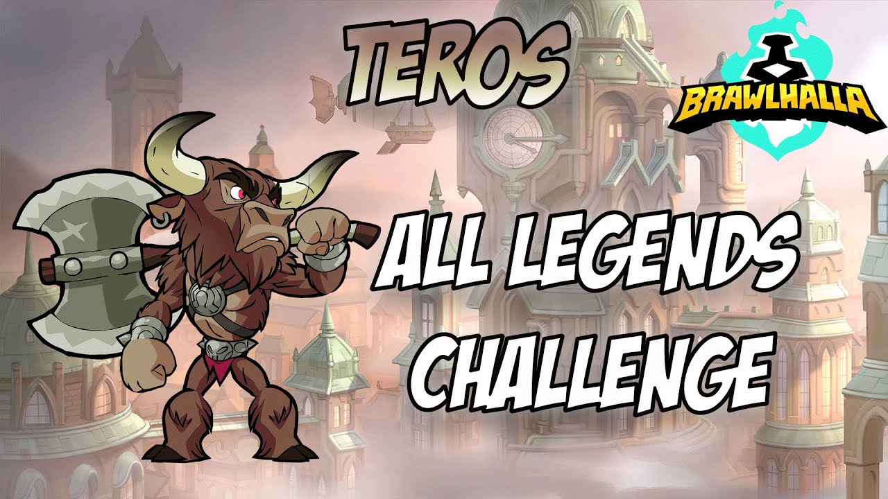 Brawlhalla - All legends challenge - Teros - YouTube