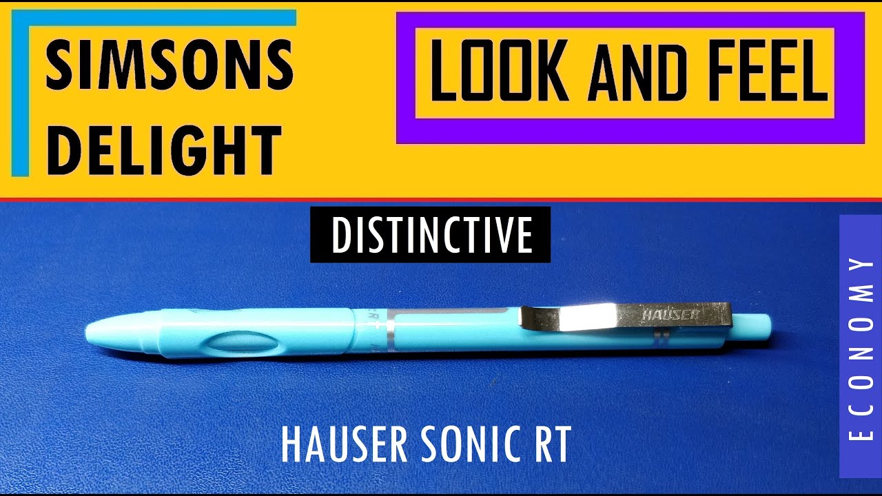 How can it be the design so unique in this pen? | HAUSER SONIC RT ...
