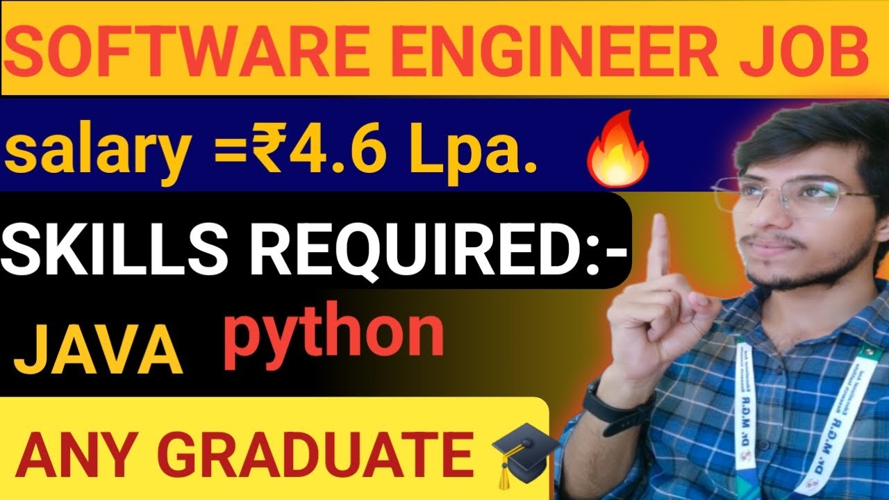 Urgent Requirment For Software Engineer Software Developer Freshers