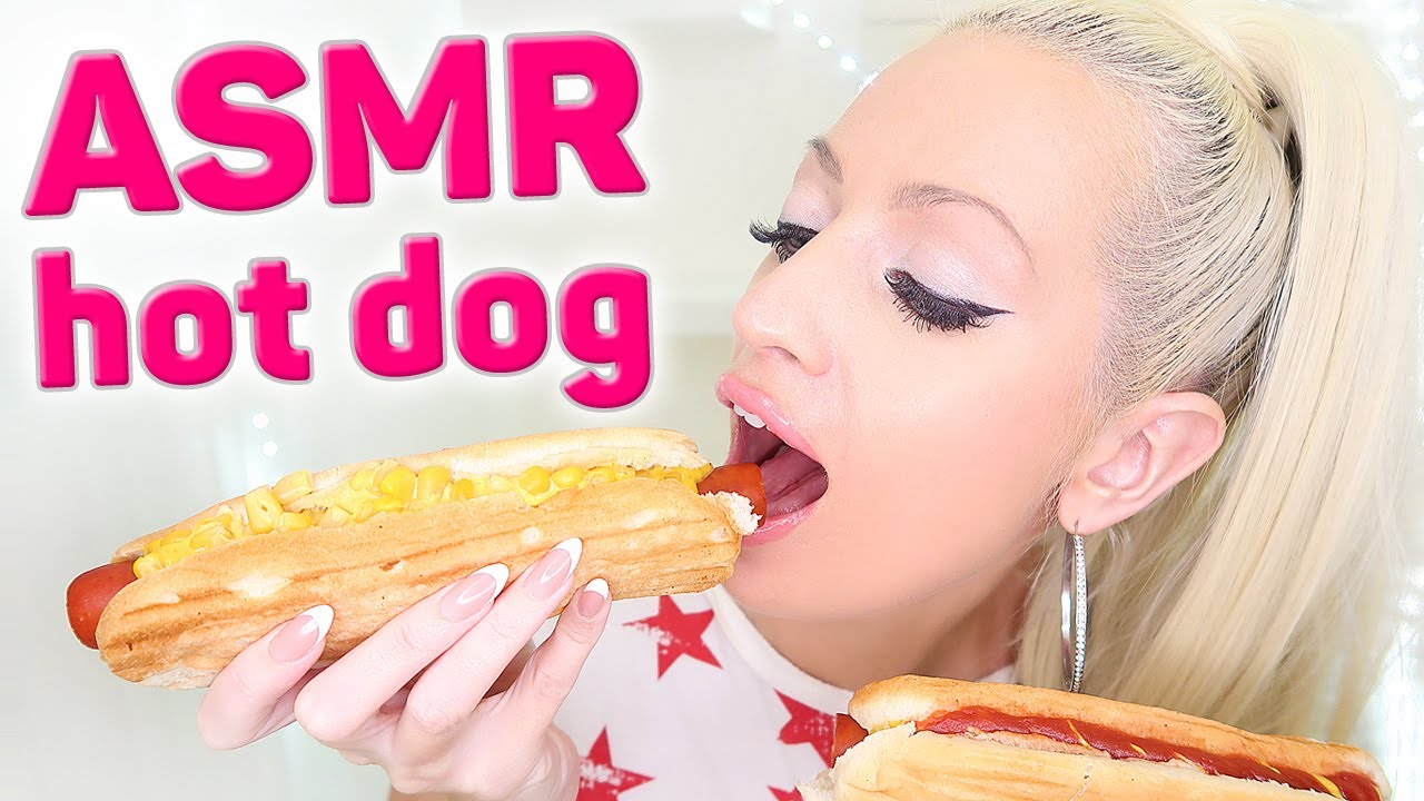 ASMR Hot Dogs Eating Sounds 🌭 (CHEESY CORN HOTDOGS, MUKBANG, RELAXING ...