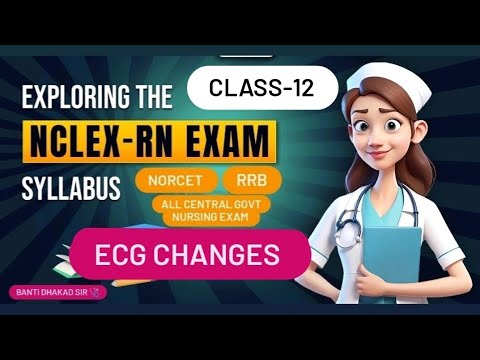 ECG (electrocardiograph) special notes class-12 for aiims NORCET NCLEX ...