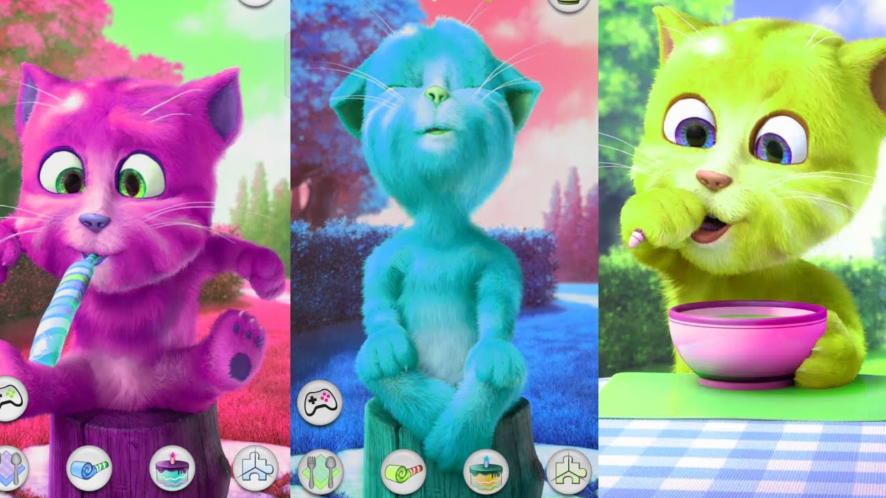 Talking Ginger cat 2 🐈 | Talking Cat music so funny 😆 | Talking cat eat ...