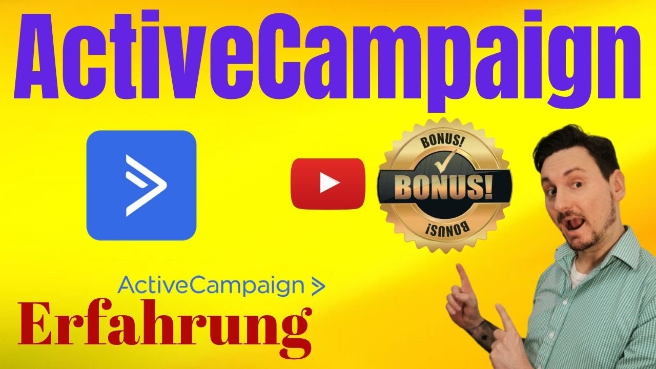 Meine Erfahrung mit ActiveCampaign🔥 GRATIS Bonus - YouTube