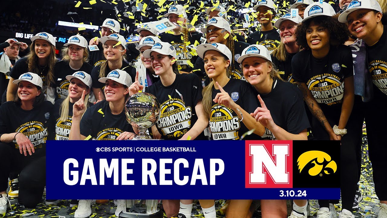 Caitlin Clark helps Iowa rally to win THIRD STRAIGHT BIG TEN TITLE ...