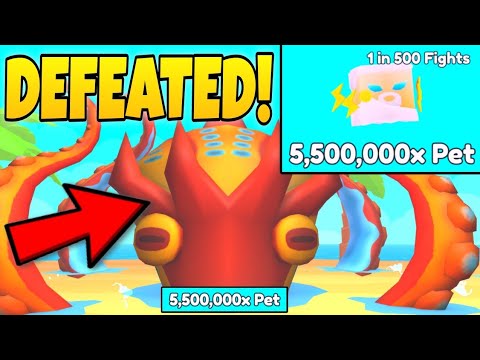 I Defeated MEGA KRAKEN Boss and GOT THIS! - Arm Wrestle Simulator - YouTube