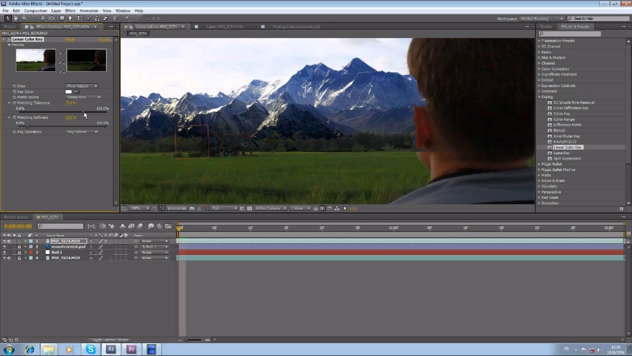 สอน After Effects Tutorial:2: แมทเพนท์ทิ๊ง - YouTube
