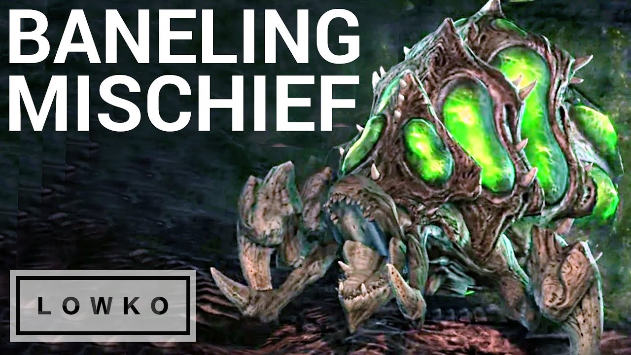 StarCraft 2: BANELING MISCHIEF! - YouTube