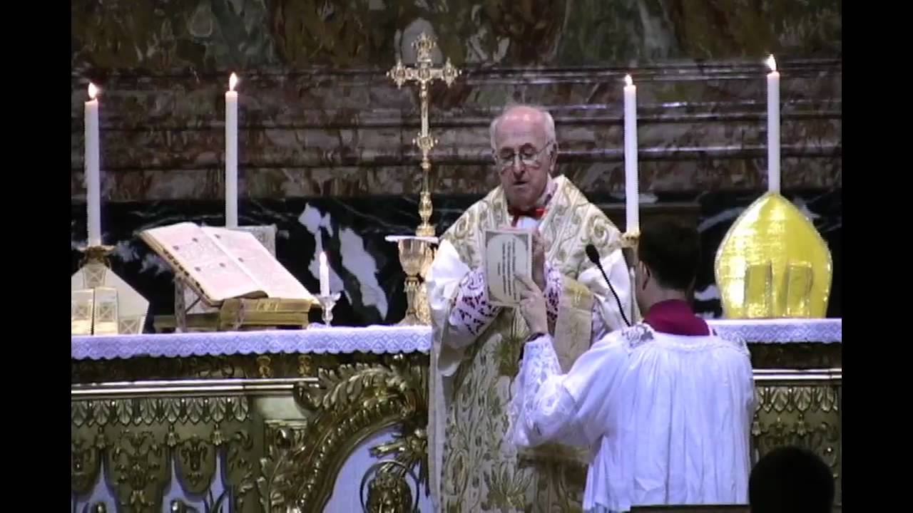 Pontifical High Mass at Vatican - May 15 - YouTube