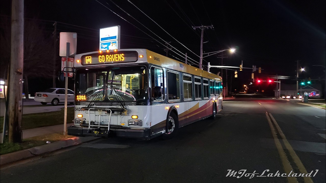 MTA Maryland: 2004 New Flyer D40LF (Diesel) #04085 | AUDIO RECORDING ...