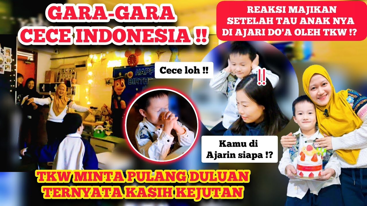 GARA-GARA TKW INDONESIA!!MAJIKAN KAGET ANAK NYA BISA DO'A!!TKW KASIH ...