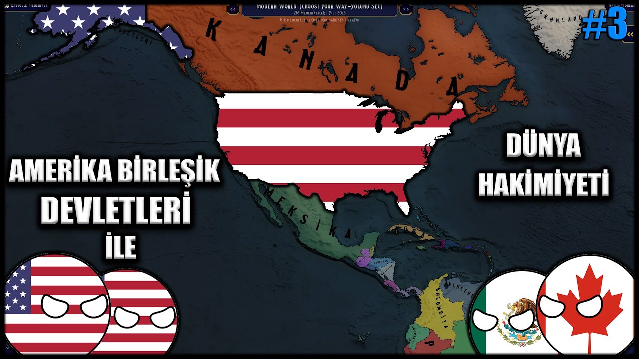 MODERN DÜNYA - YENİ ÇAĞ - ABD - AGE OF HİSTORY 2 - BÖLÜM 3 - YouTube