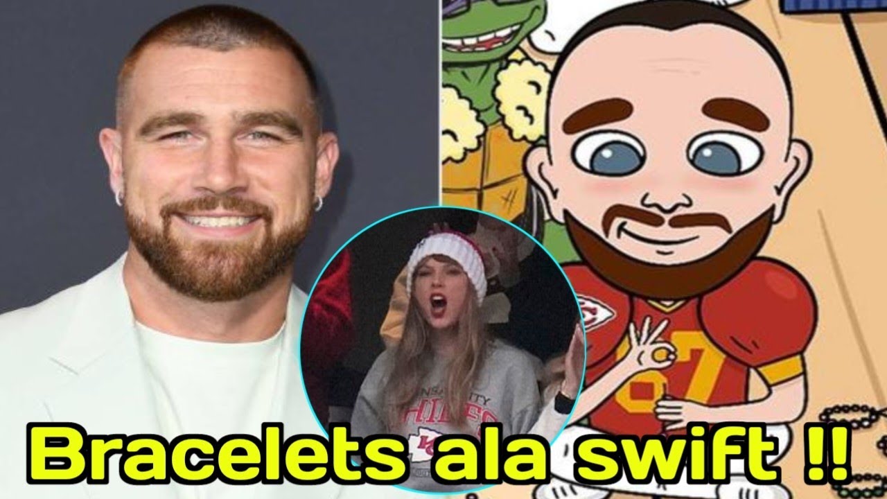 Travis Kelce Makes Taylor Swift-STYLE Friendship Bracelets in NFL ...