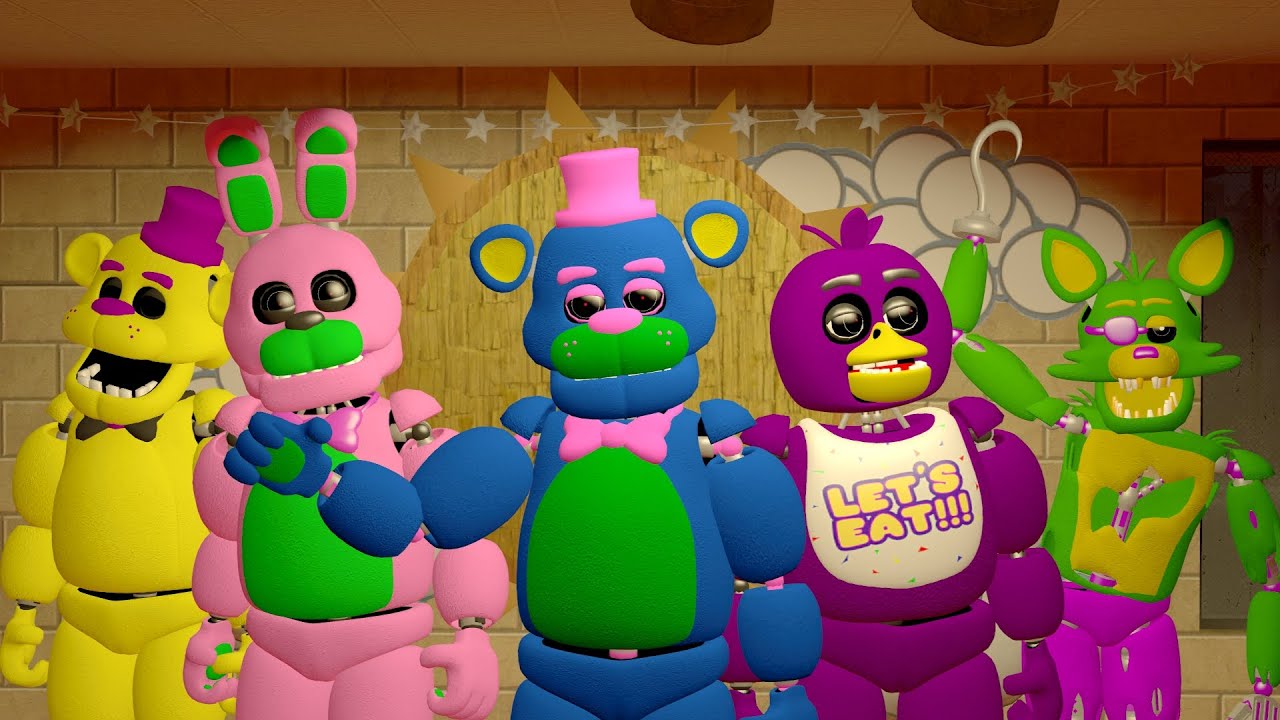 Gmod FNaF | Creating the Emodels Blacklight Animatronics - YouTube