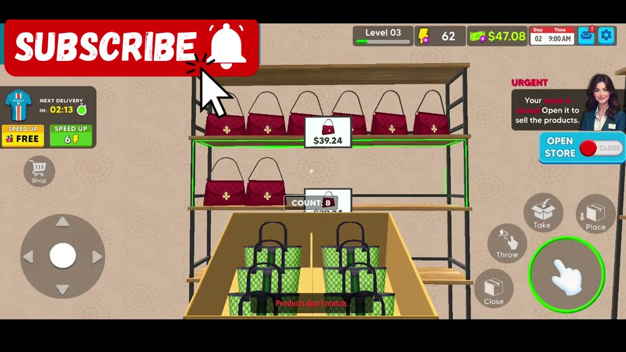 Clothing Shop Simulator Game How To Play Clothing Shop Level 1 To 4 ...