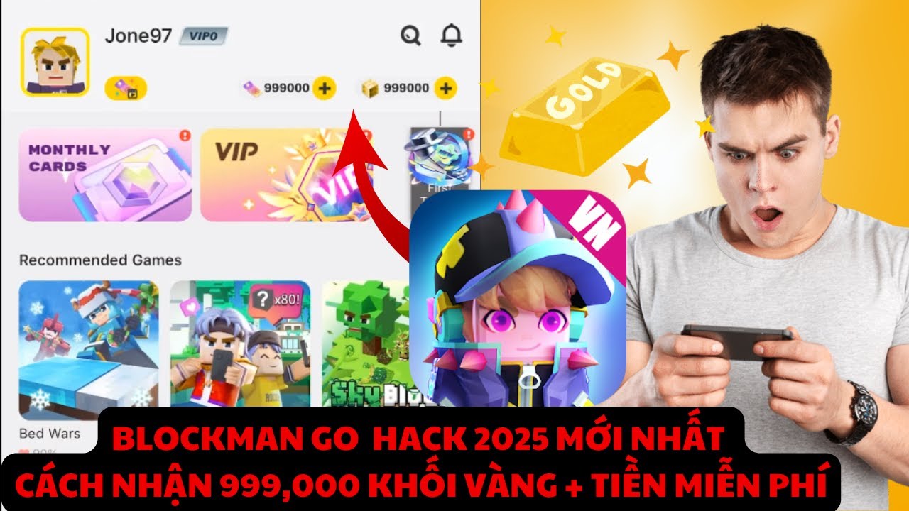 Blockman Go Hack Mod Menu - Nhận Gcubes & Tiền không giới hạn MIỄN PHÍ ...