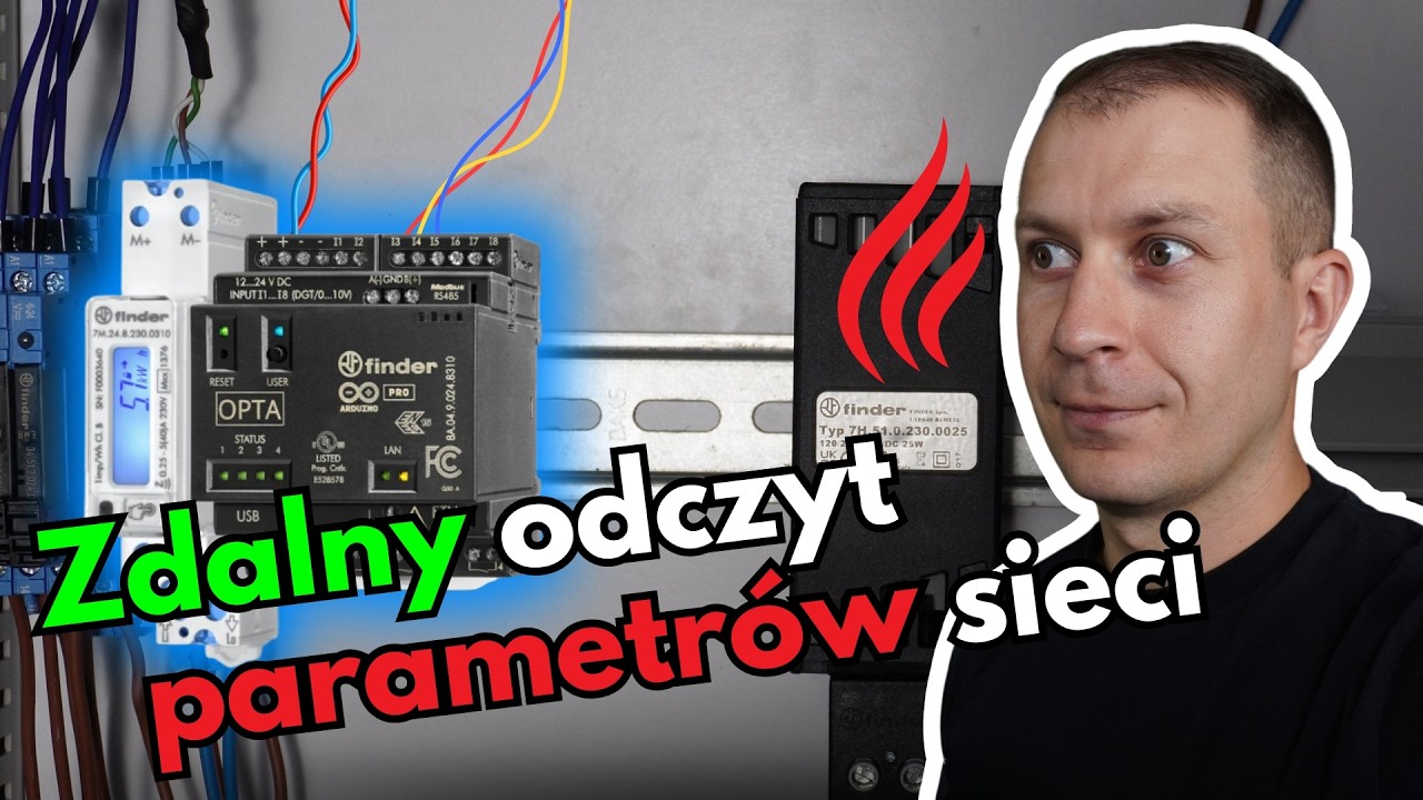 Zdalny odczyt parametrów sieci - inteligentny licznik energii Finder 7M ...