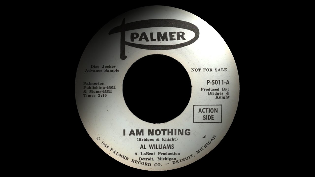 Al Williams - I Am Nothing. ( Northern Soul ) - YouTube