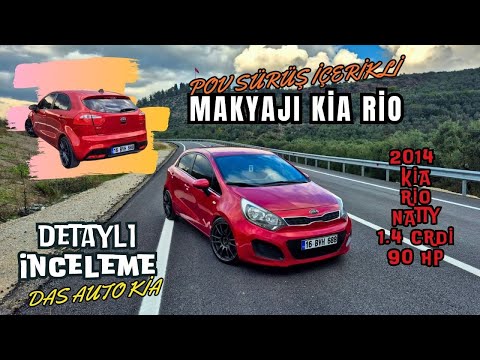 Kia Rio 1.4 CRDi 90 HP Detaylı İnceleme