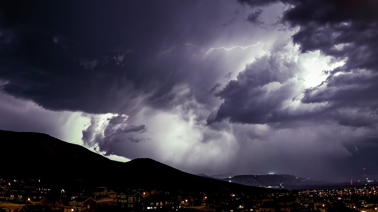 SLC Lightning Time Lapse - YouTube