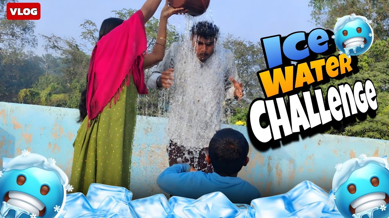 ICE WATER CHALLENGE WITH MY WIFE 🥶 - YouTube