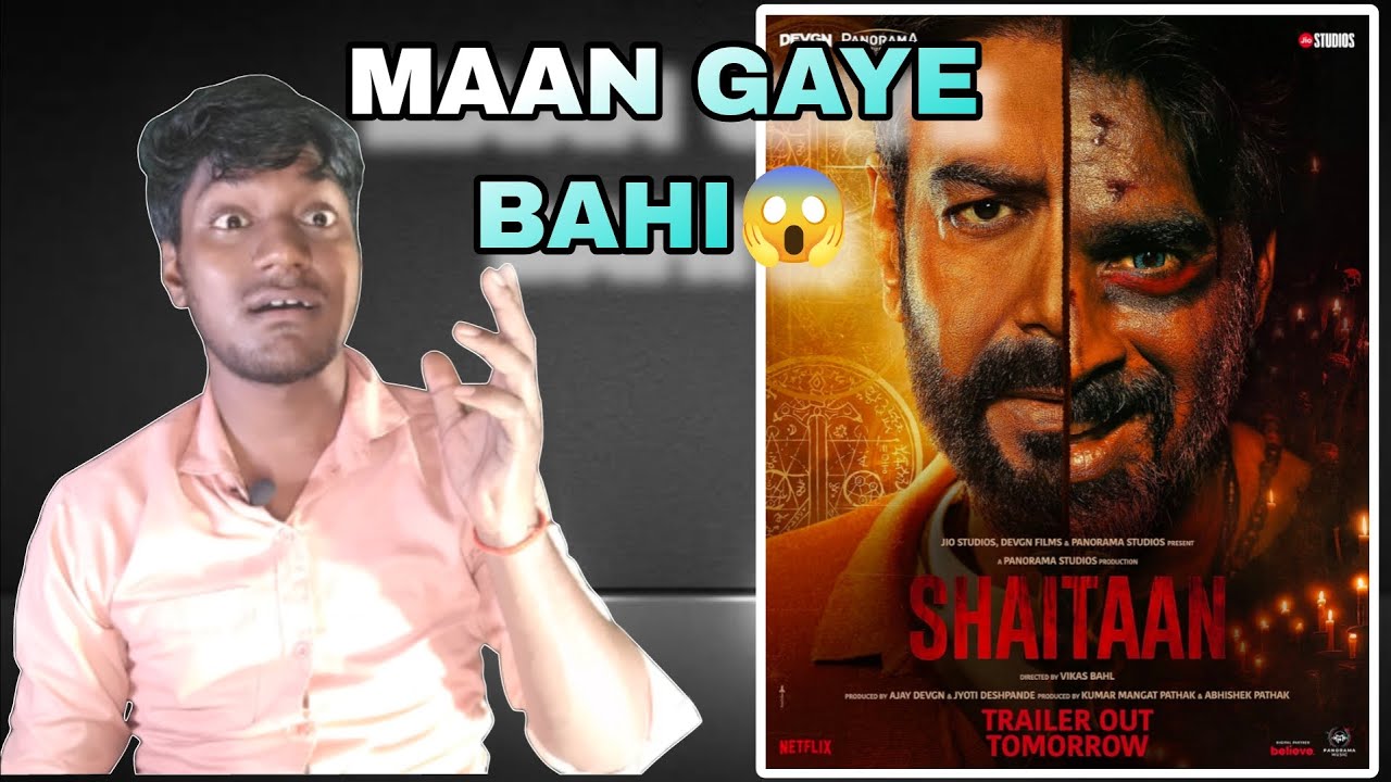 Shaitaan Trailer Review Reaction | Ajay Devgan, R Madhavan, Jyotika | RR Filmymedia Rajan Ram ...