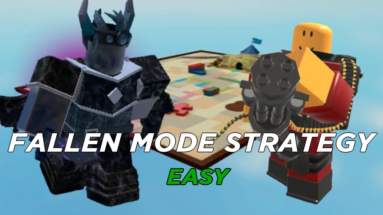 TDS Fallen Mode Duo Strategy - EASY lvl50+ - YouTube