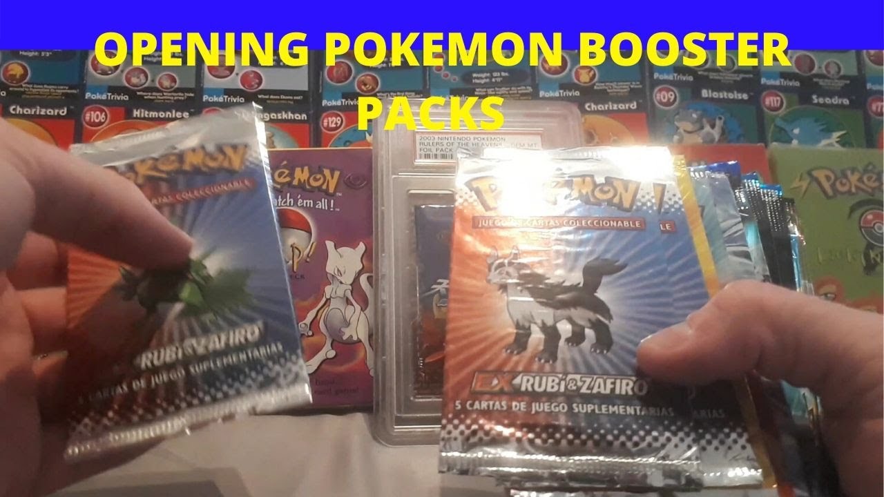 🔥🔥OPENING POKEMON BOOSTER PACKS!!!🔥🔥 - YouTube