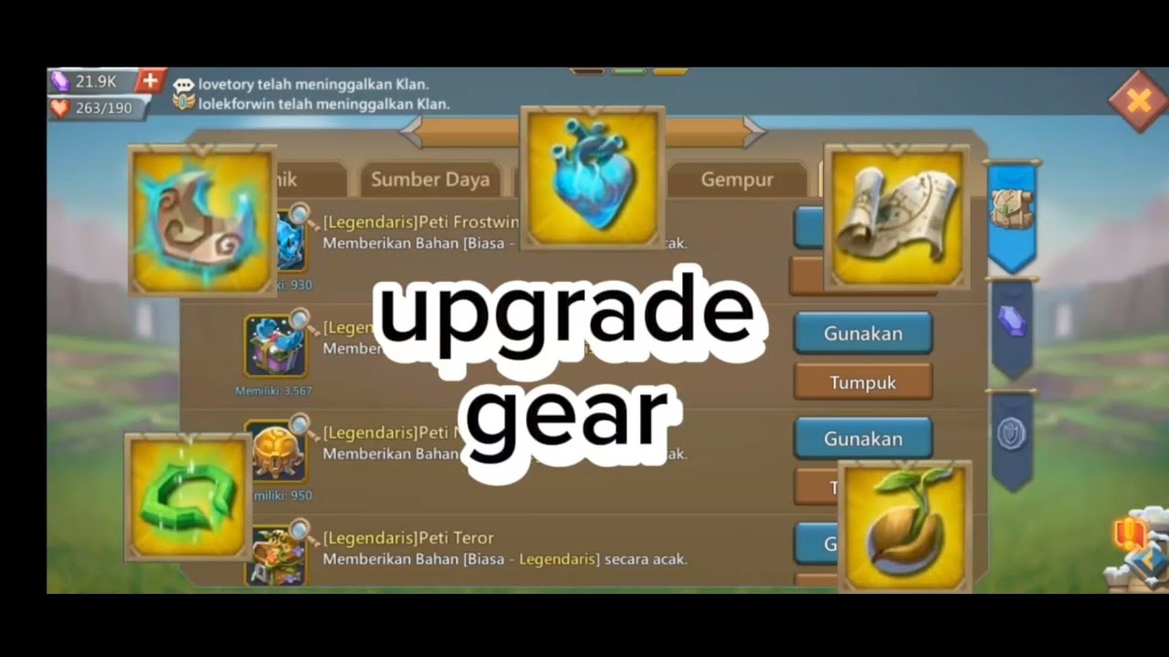 Upgrade Gear | Lords Mobile - YouTube