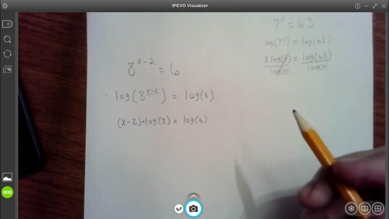 Solving exponential equations using logs 1 - YouTube