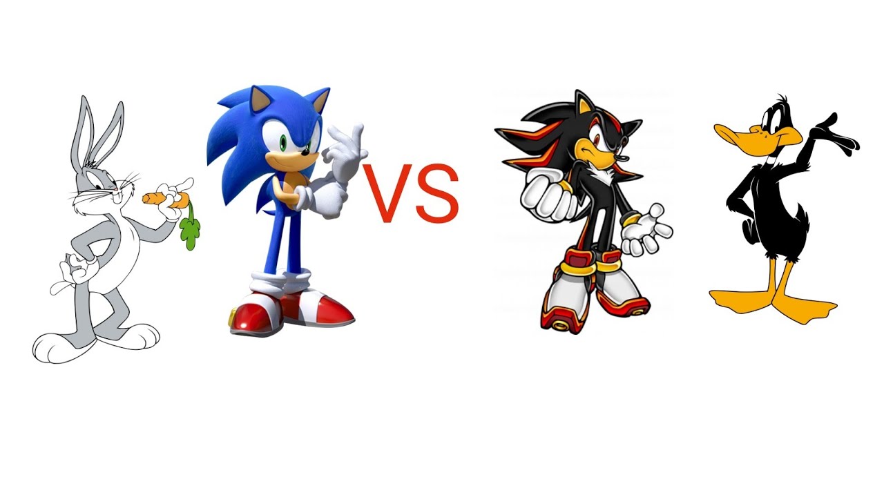 mugen Sonic/bugs bunny vs shadow/daffy duck - YouTube