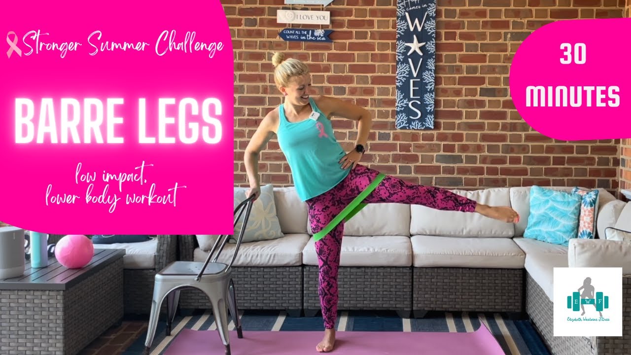 Barre Legs / Lower Body Workout / 30 Minute Barre Above - YouTube