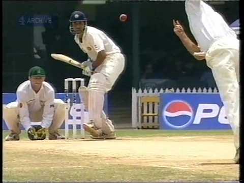 INDIA v AUSTRALIA 3rd TEST MATCH DAY 5 CHENNAI MARCH 22 2001