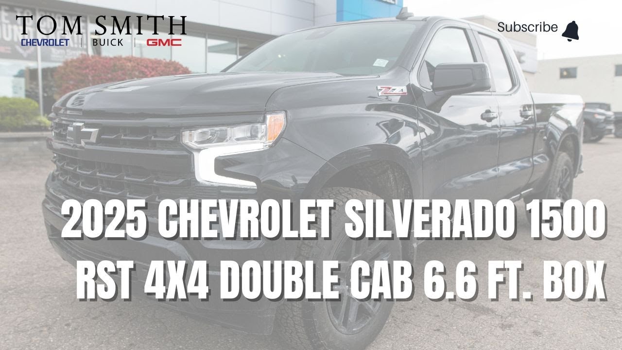 2025 Chevrolet Silverado 1500 RST 4x4 Double Cab 6.6 ft. box - YouTube
