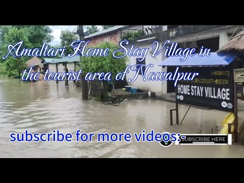 Narayani rivers comes at Amaltari Home Stay Village in the tourist area ...