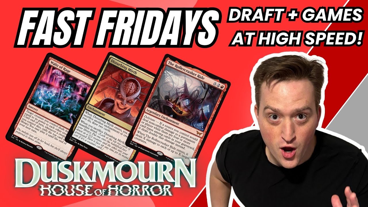 Full Draft & ALL the Games in UNDER 25 Minutes! | Duskmourn Draft ...