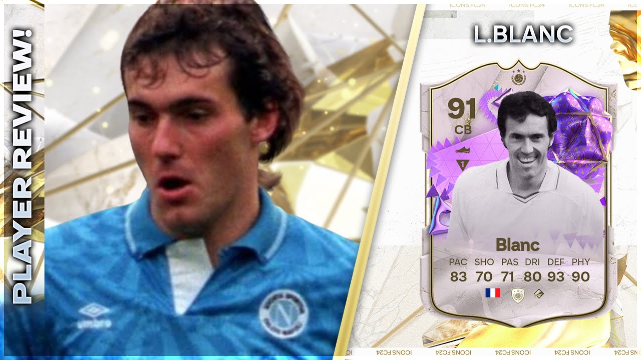 IN MY TOP 5!! FUT BIRTHDAY ICON 91 RATED LAURENT BLANC PLAYER REVIEW ...