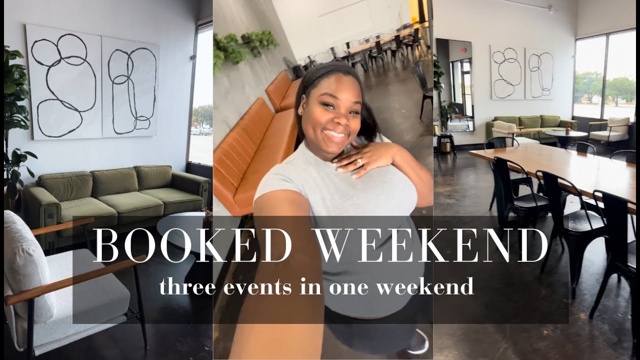 Three Events In One Weekend | Owning an Event Space - YouTube