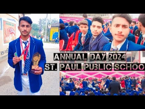 ♥️ANNUAL DAY 2024 celebration 🎉 St. Paul public school 🏫🎒(Teghra ...