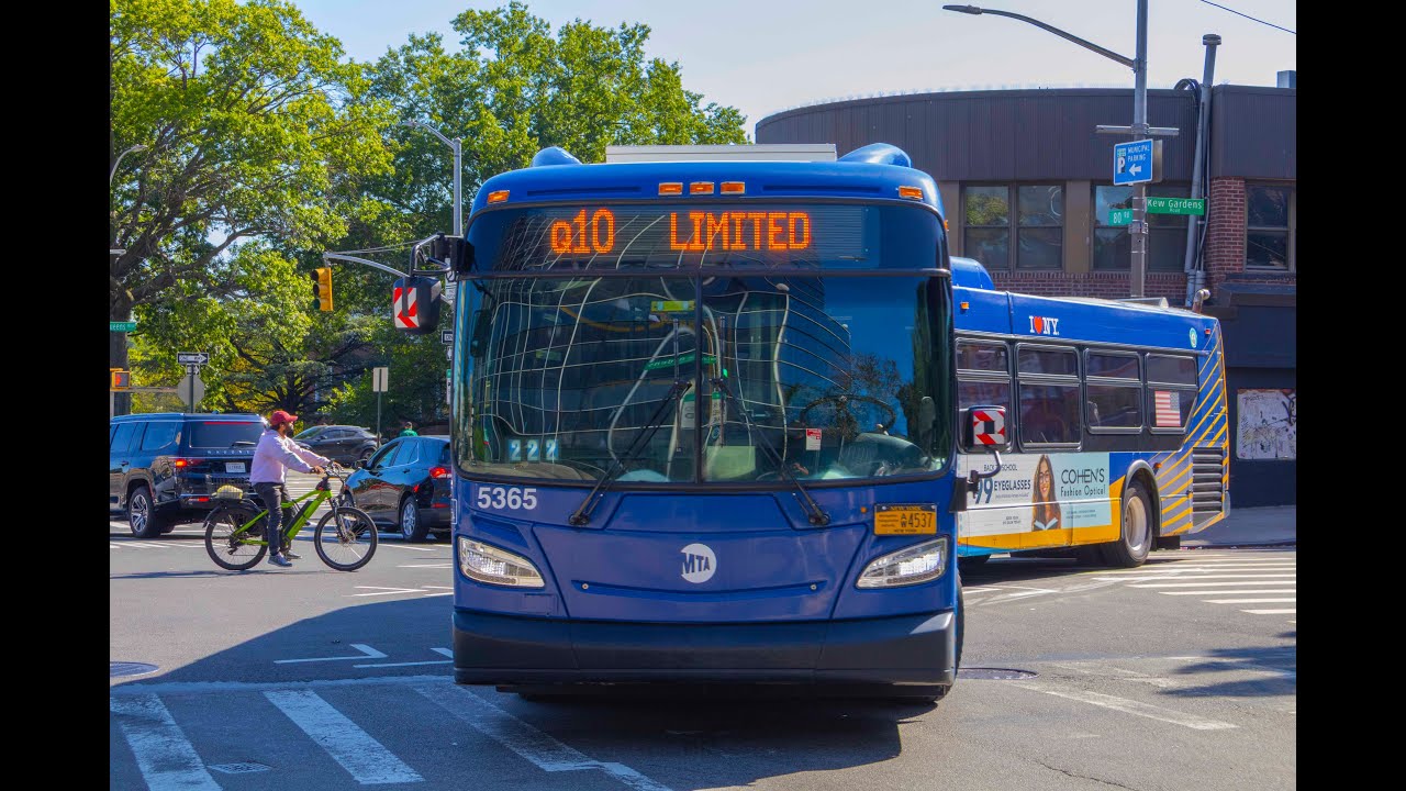 MTA Bus: Q10 and Q37 action at Kew Gardens Rd/80 St (Pre-QBR) - YouTube