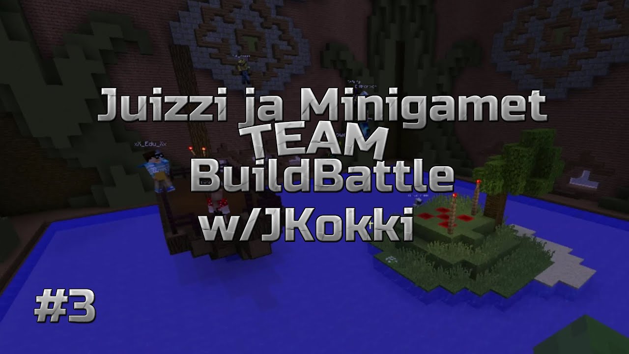 Minigames w/JKokki - Team Build Battle #3 - Karibia - YouTube