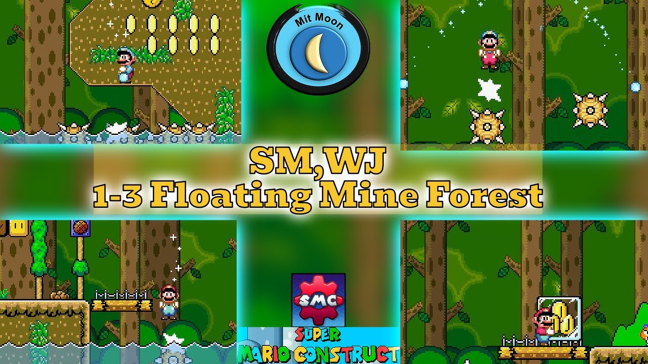 Super Mario Construct v8 SM,WJ 1-3 Floating Mine Forest Sneak Peak ...