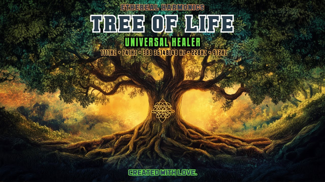 🌳Tree of Life - Universal Healer🌳 [1111Hz + 741Hz + 228Hz ] 🌌 (Ambient ...