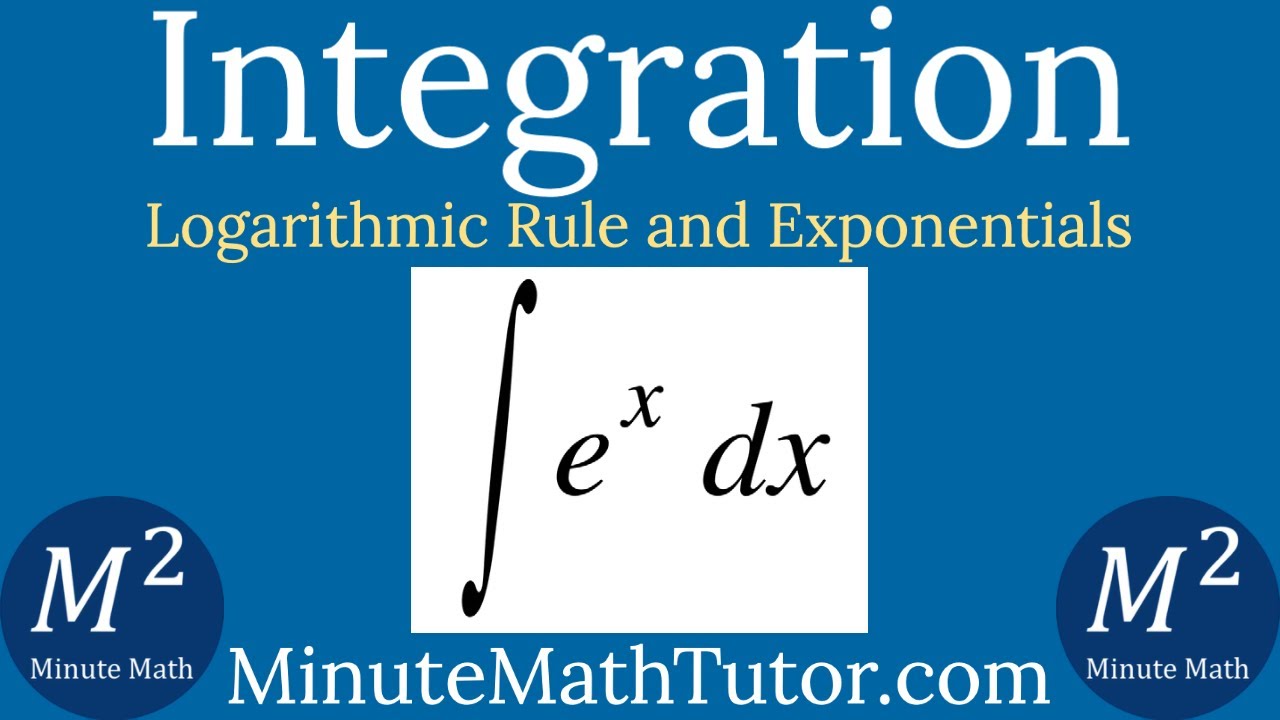 ∫e^x dx | Evaluate the Indefinite Integral | Worked out Solution - YouTube