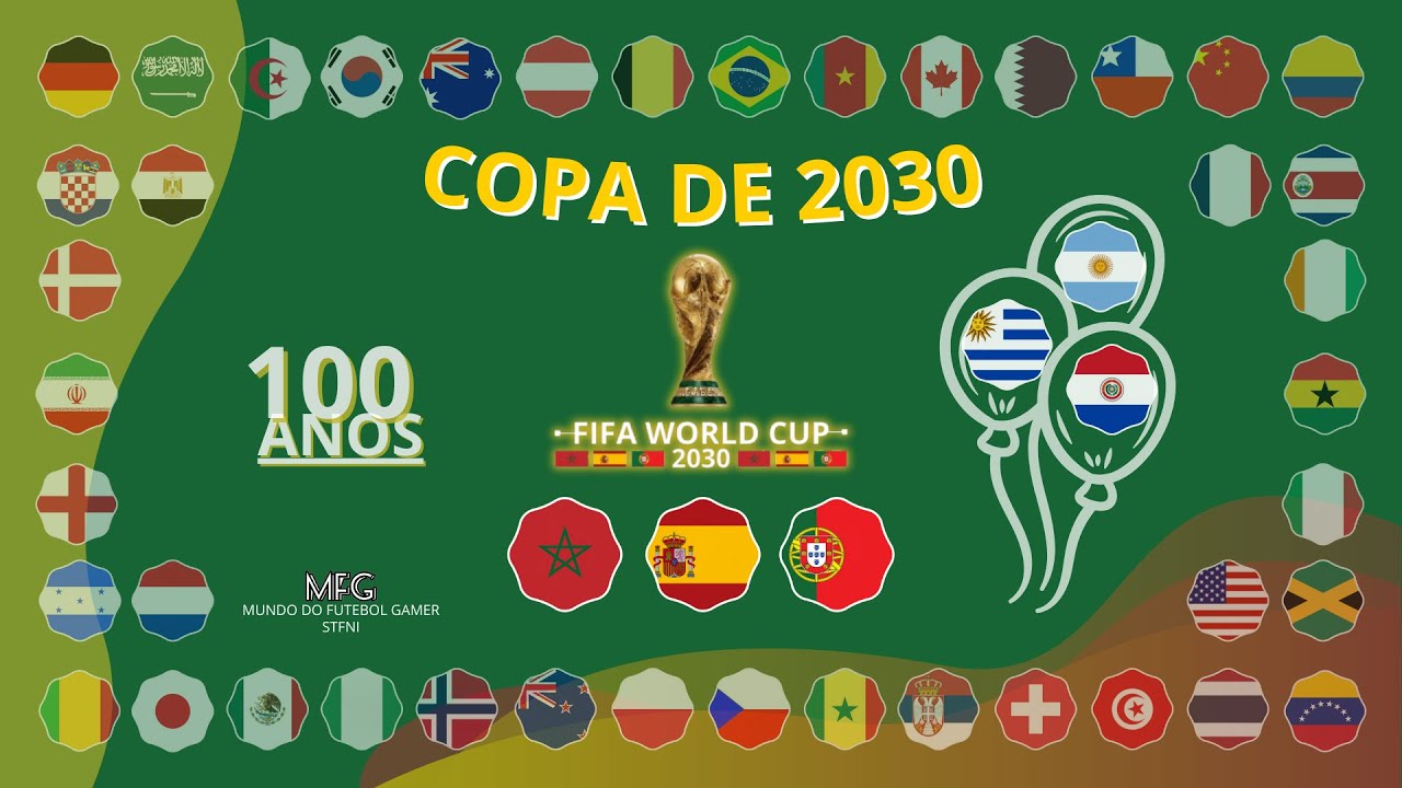 🎮SIMULAÇÃO: Copa do Mundo 2030 | Brasil Hexa no Centenário? - YouTube