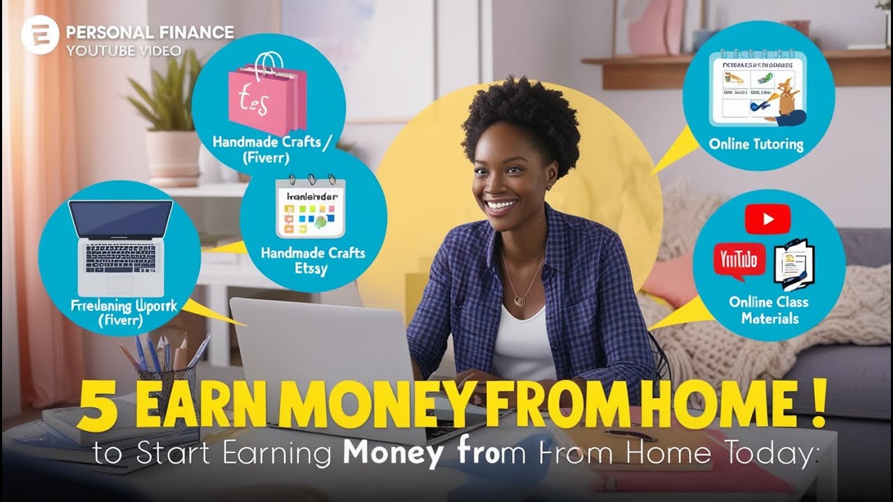 5 Simple Ways to Start Earning Money from Home Today - YouTube