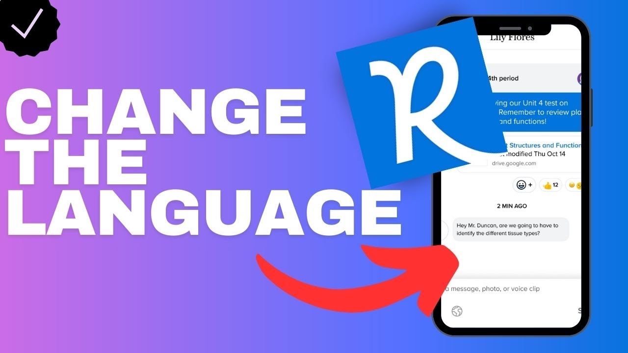 How to change the language in the Remind app? - YouTube