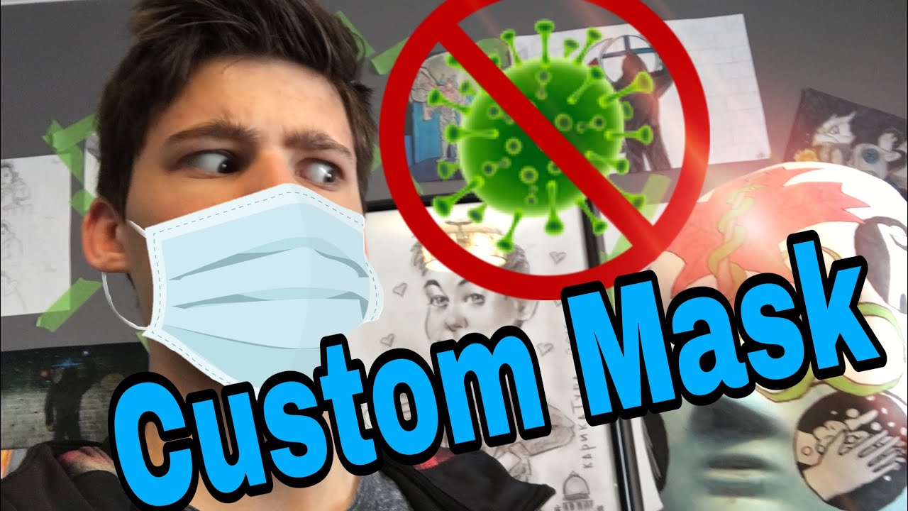 Customizing A FACE MASK!!! (Quarantine Special) - YouTube