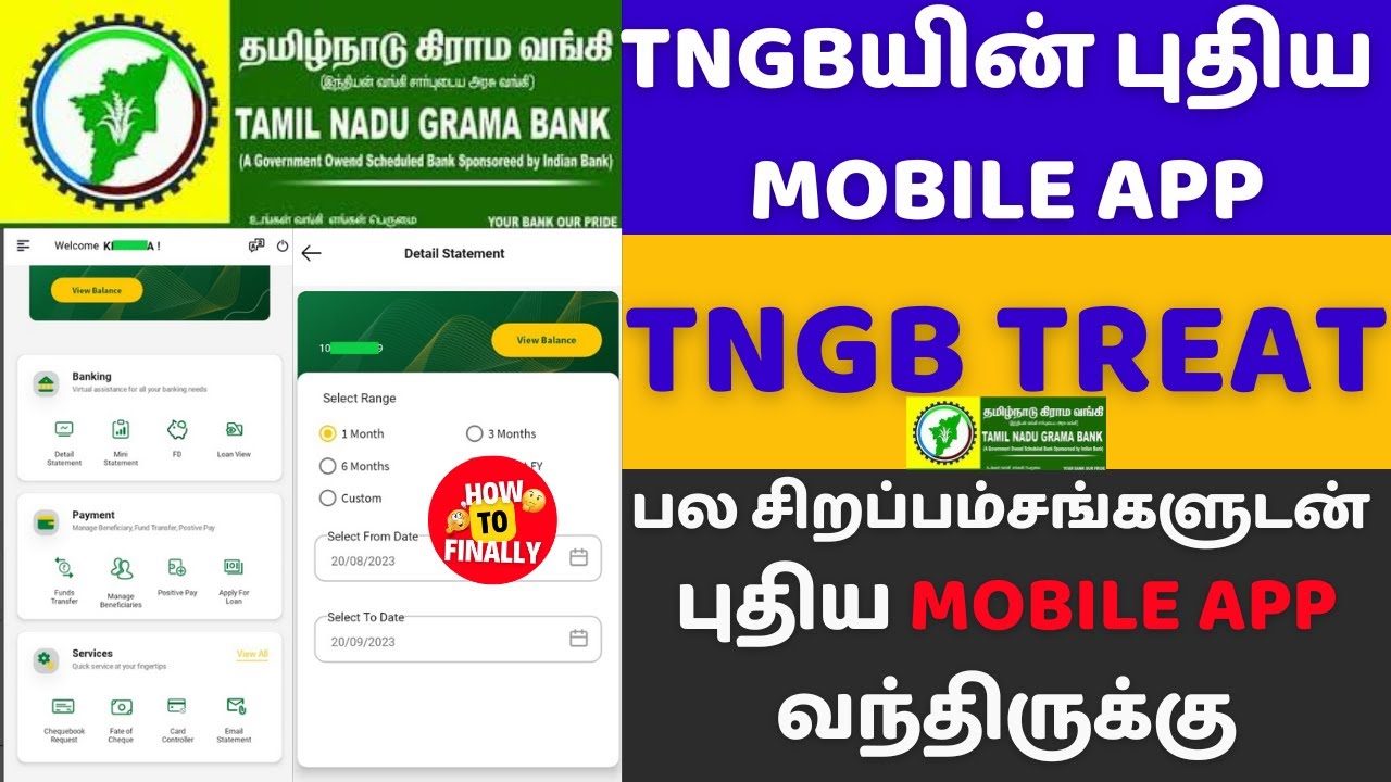 TNGB Treat Mobile App | Tamil Nadu Grama Bank Mobile App | Sponsored by ...