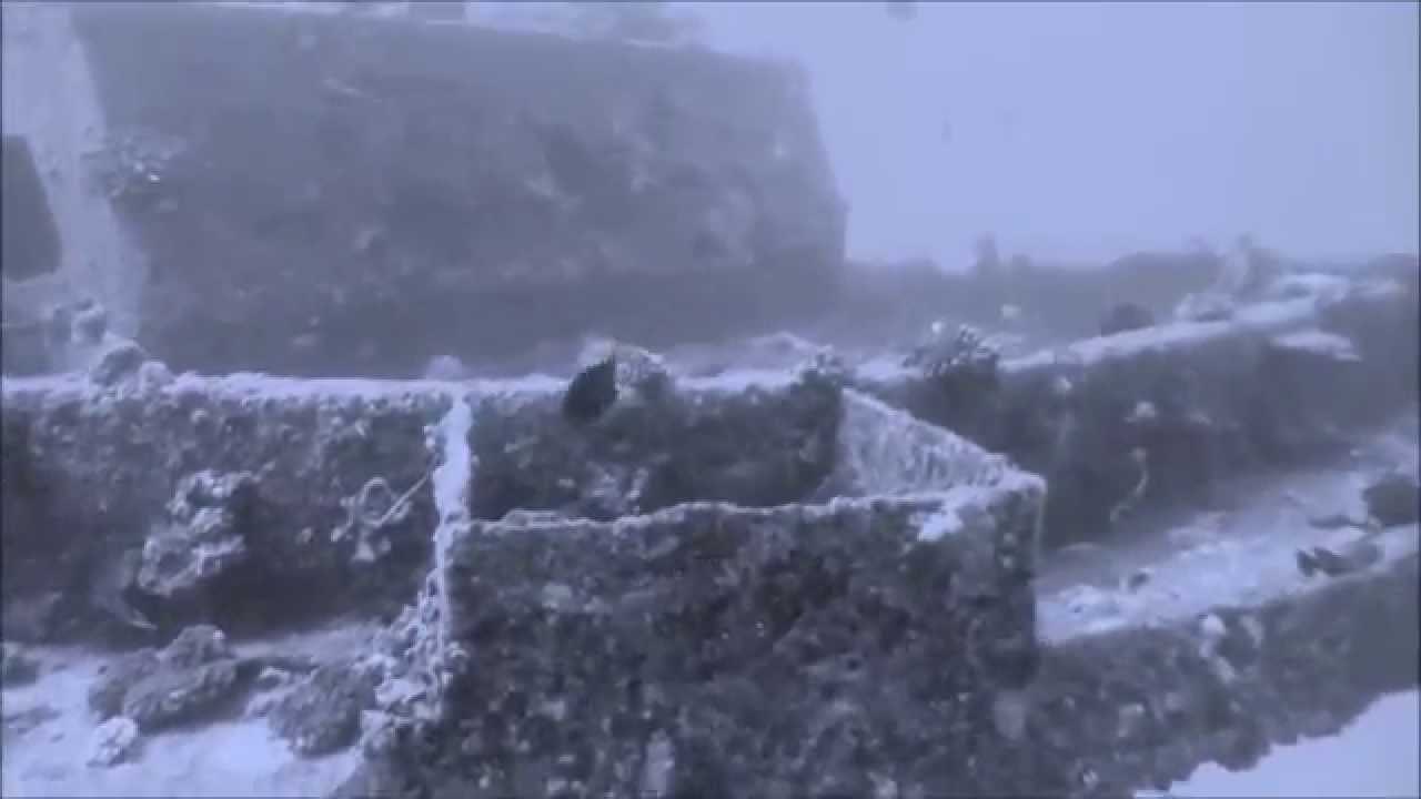 Stella Maru Shipwreck, a complete circumnavigation - YouTube