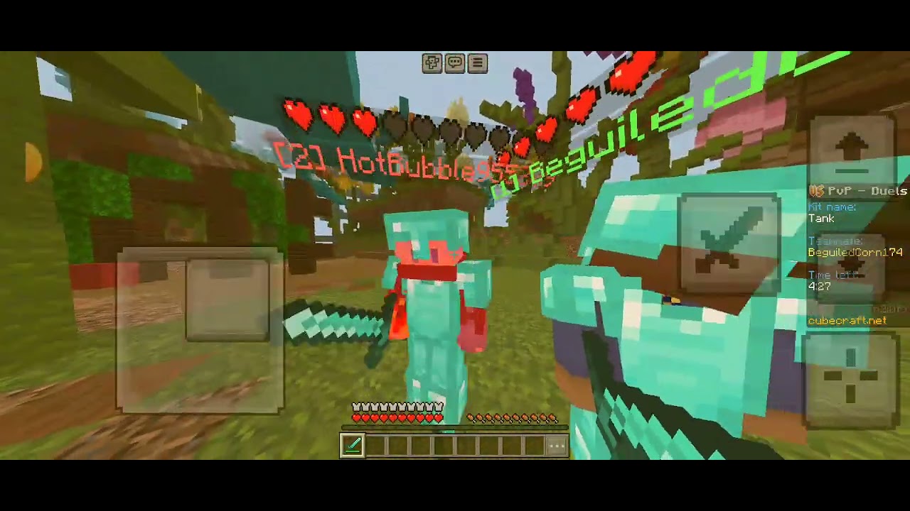 Minecraft gameplay pvp CubeCraft... - YouTube